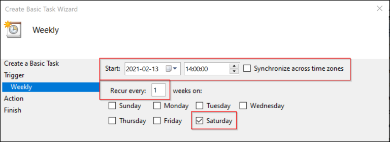 How to configure scheduled tasks in Windows - Xenit