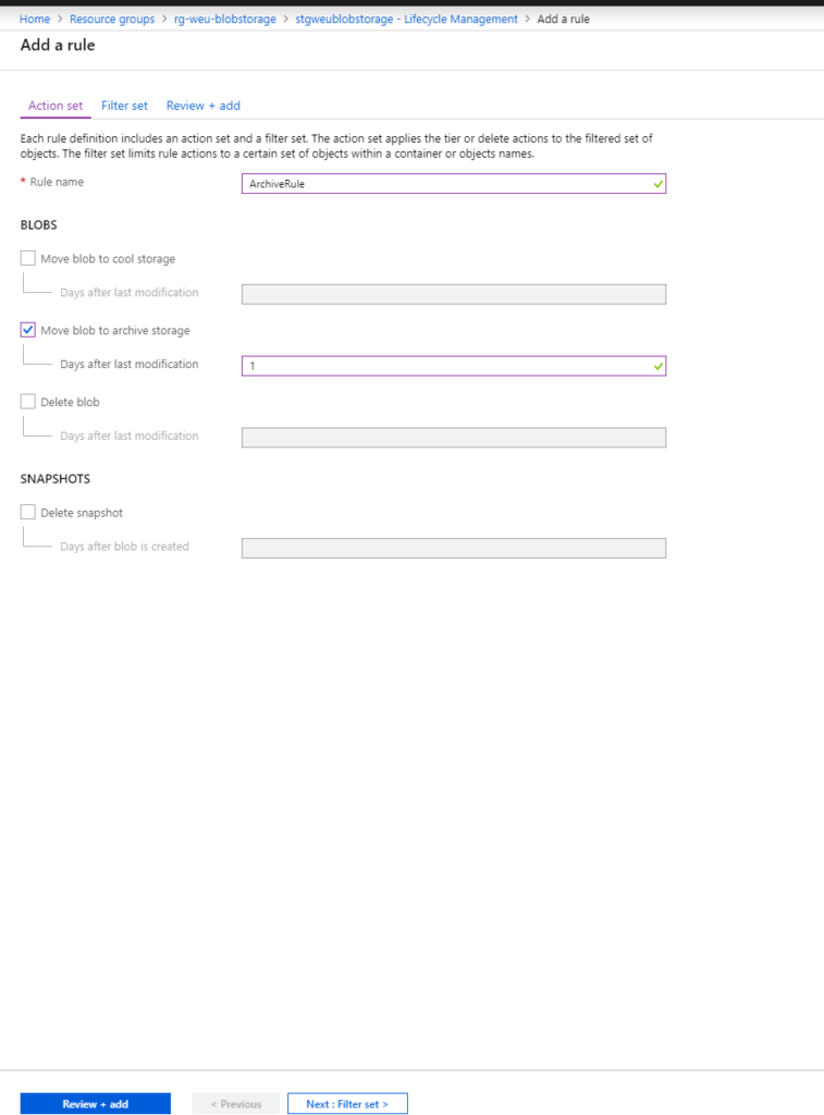 Using Azure blob to take fileserver backup - Xenit